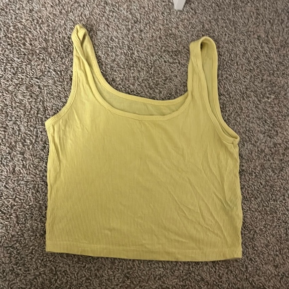 SHEIN | Tops | Yellow Shein Tank Top Xs | Poshmark